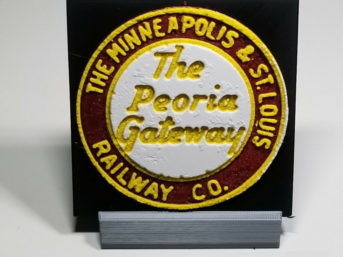 The Minneapolis & St. Louis Railway Sign PN#H42 - All Nation Line