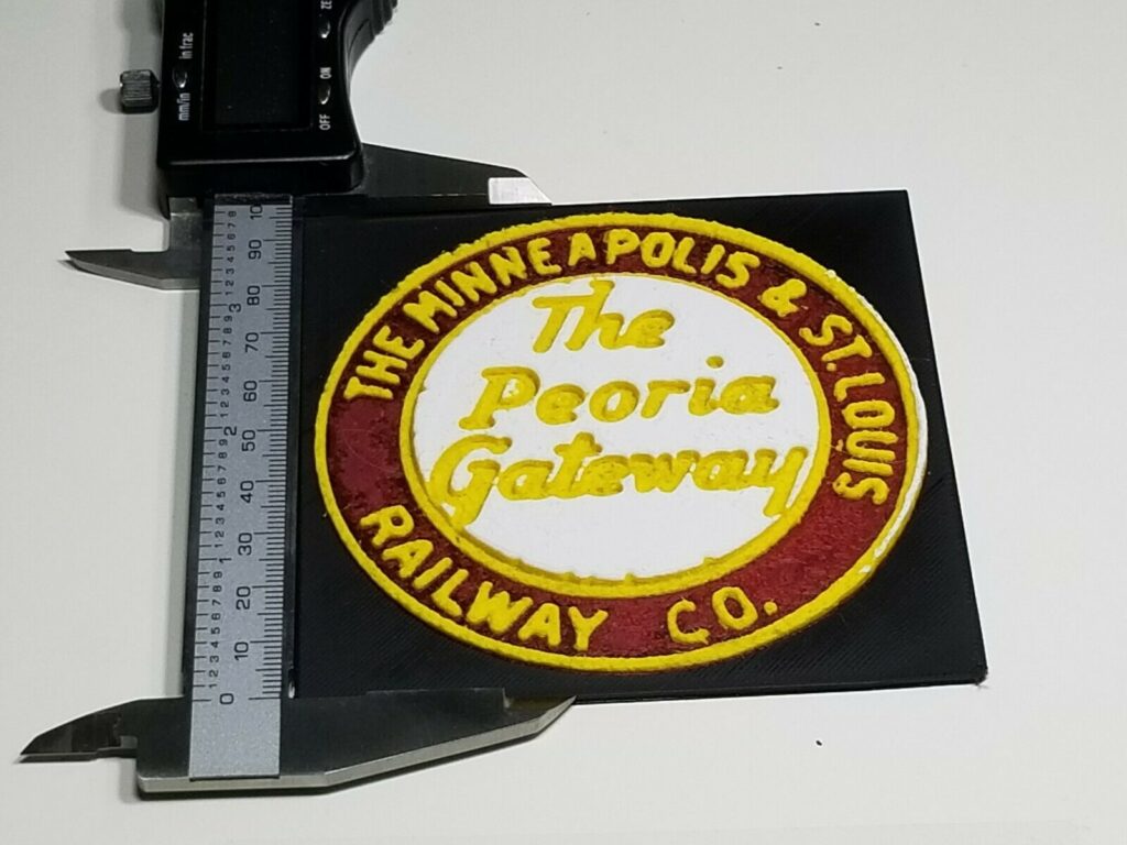 The Minneapolis & St. Louis Railway Sign PN#H42 - All Nation Line