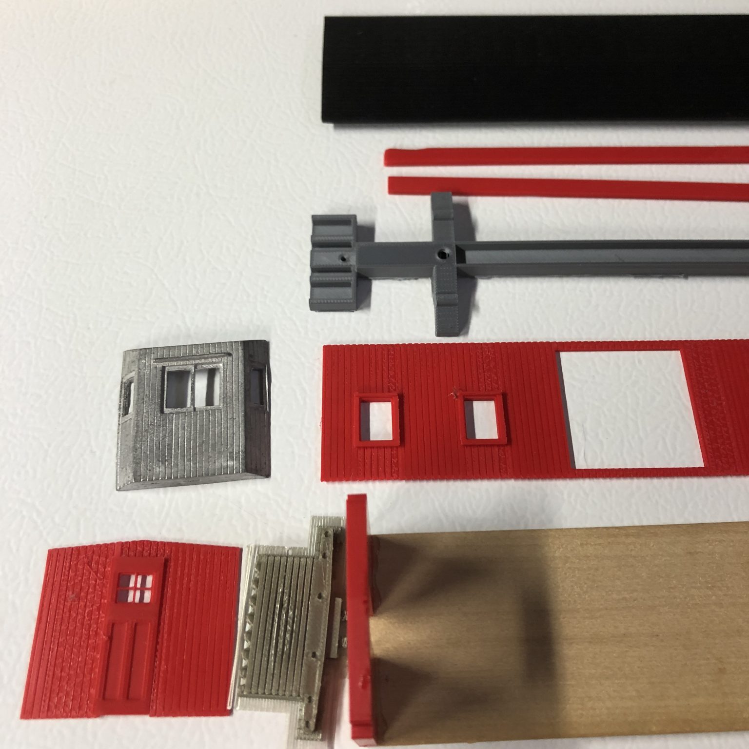 All Nation Line Bay Window Wood Caboose Base Kit for Beginners PN#3630 ...