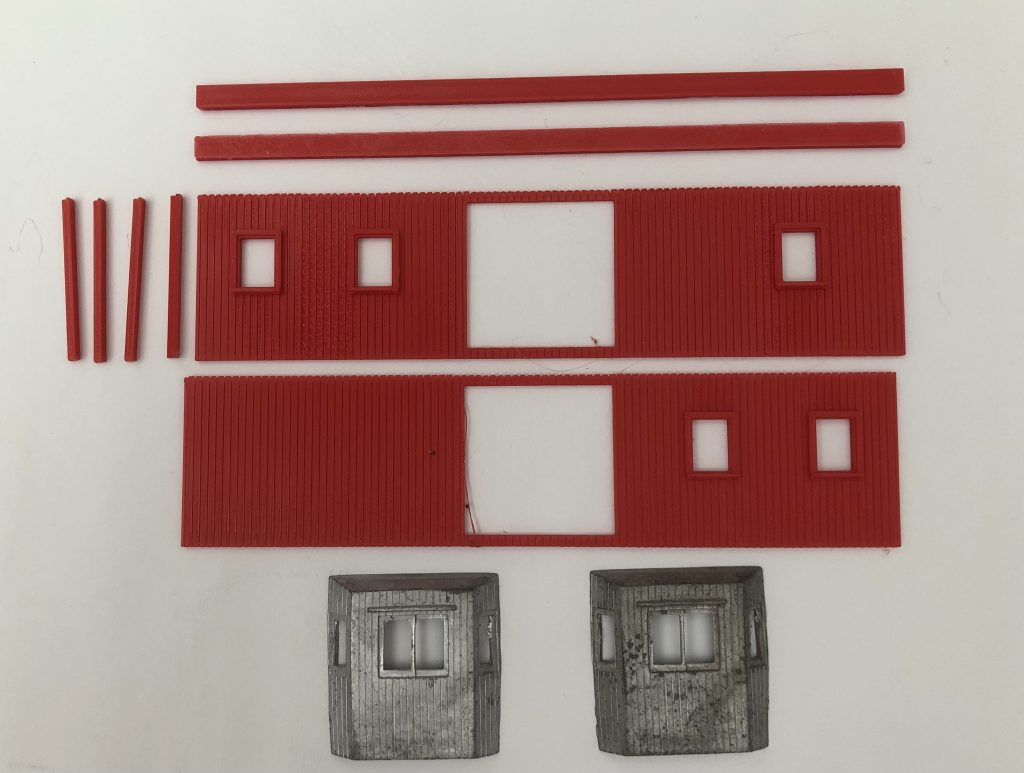 All Nation Line Bay Window Wood Caboose Base Kit for Beginners PN#3630 ...