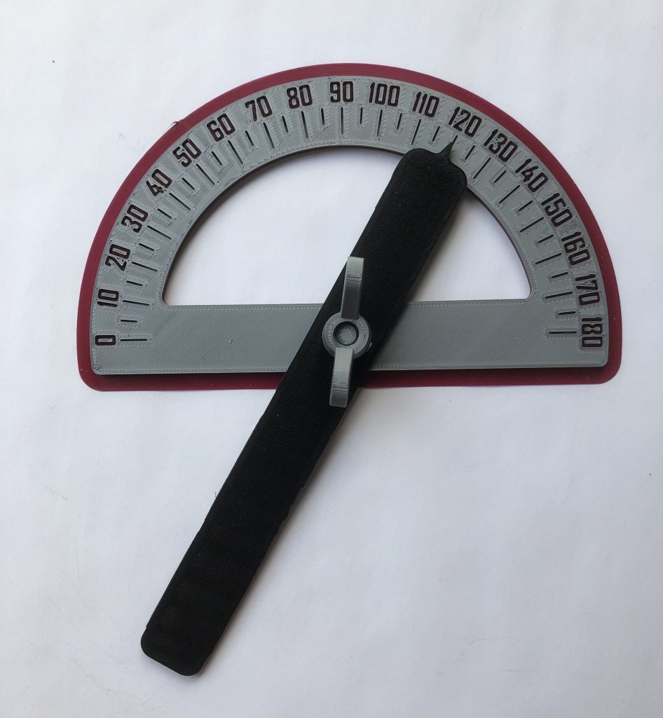 Protractor Tool 3D Printed in PLA Plastic PN#7T - All Nation Line