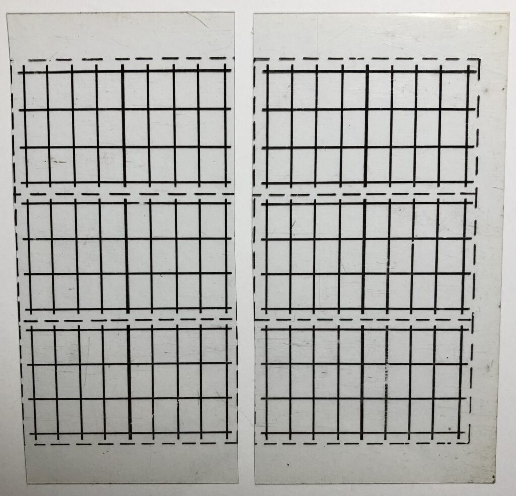 Industrial Windows Silk-Screened Sash Designs Clear Transparent Styrene ...