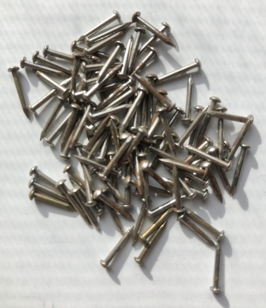 Escutcheon Pins 18 Gauge x 3/8" (100/bag) PN#731 - All Nation Line