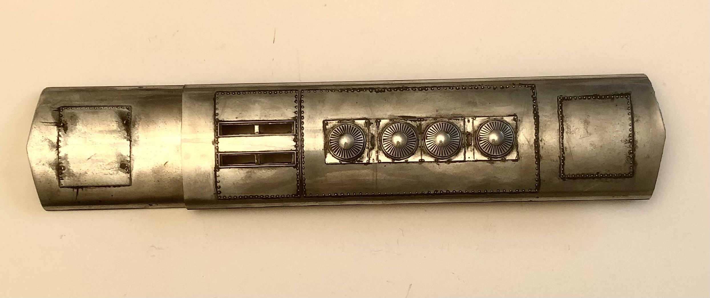 All Nation F7 B Unit Locomotive Roof (1) Zamac PN#901-7 - All Nation Line