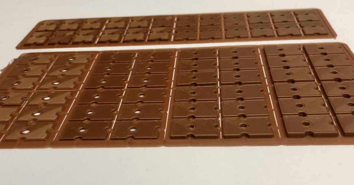 Kadee O Scale 2 Rail Coupler Shims Copper Color 3D Printed PN ...