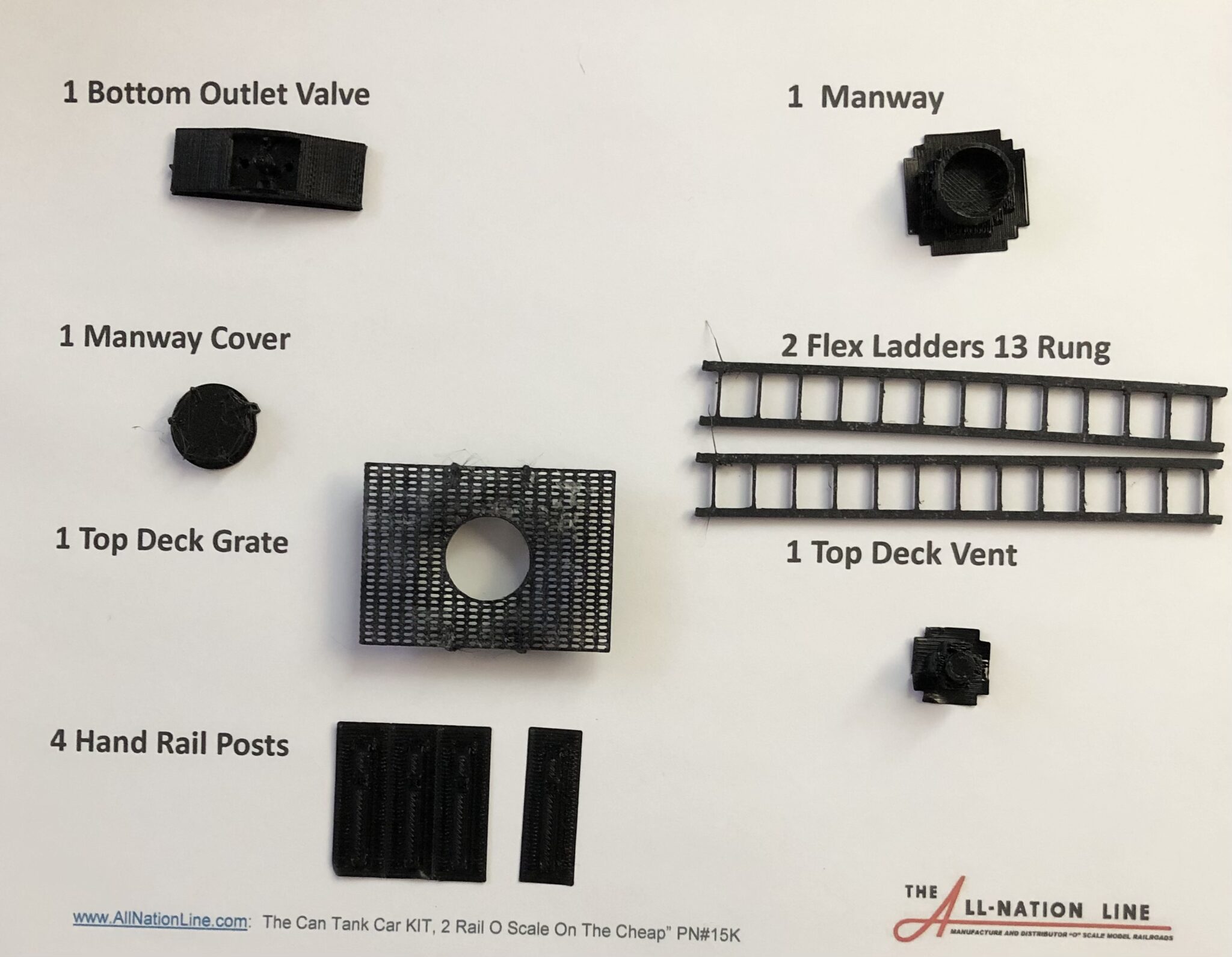 All Nation "The Recycle Tin Can Tank Car KIT, 2 Rail O Scale On The ...