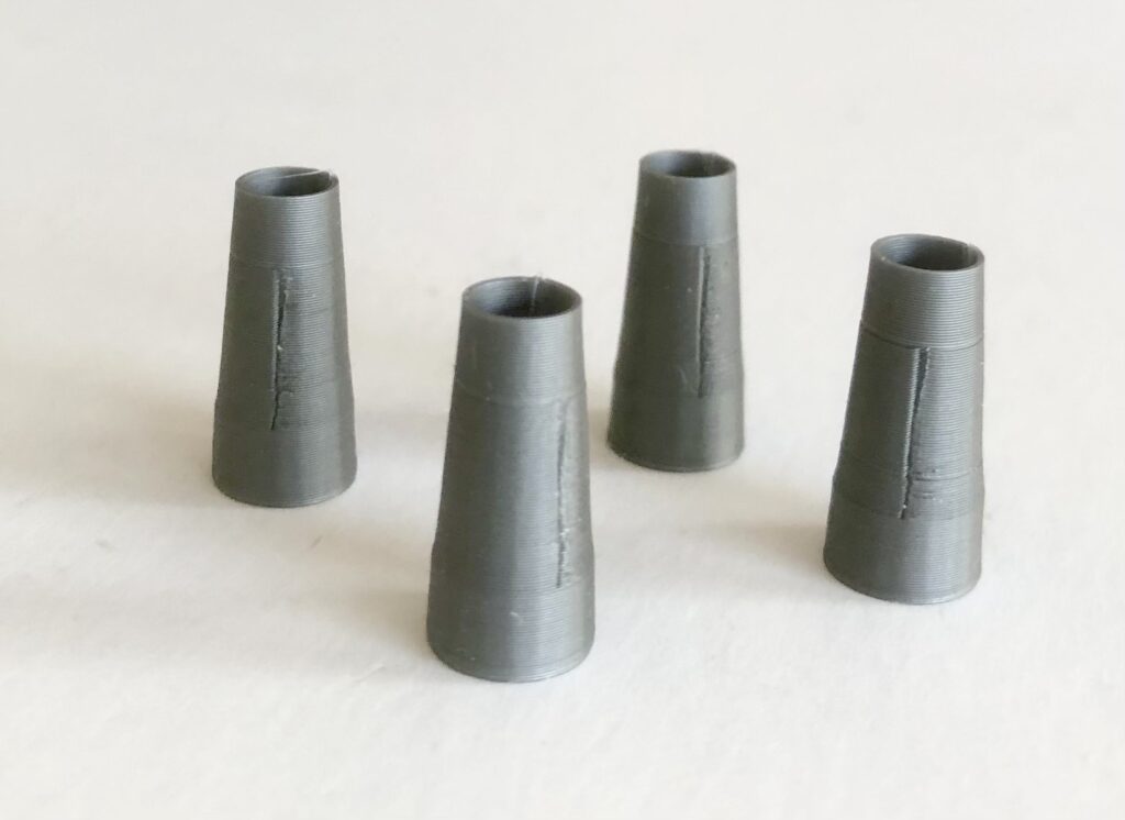Exhaust Stacks NW2 Switcher 3D Printed (4/Pack) PN#2143ABS or PETG ...