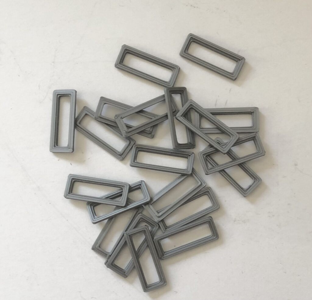 Clerestory Window Frames (20/Bag) 3D Printed ABS PN#318AN - All Nation Line