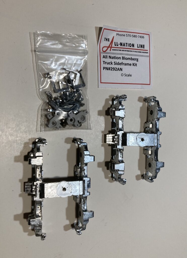 All Nation Blomberg Truck Sideframe Kit Unassembled With or Without ...