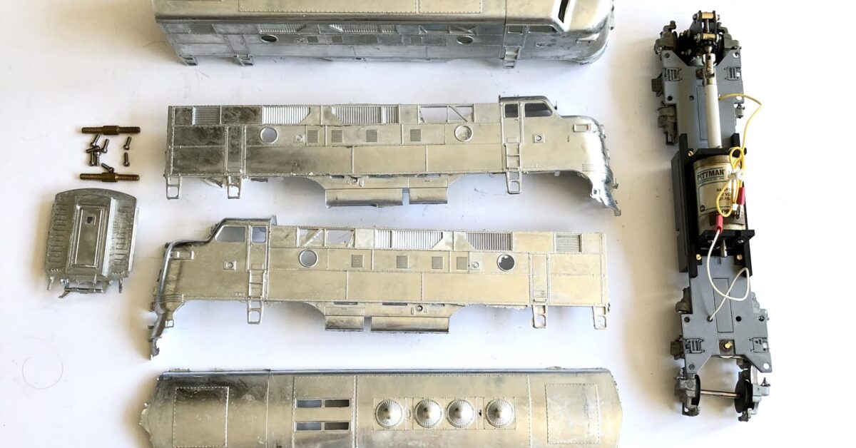 All Nation F7 A Unit Diesel Locomotive Newly Minted Diecast ZINC (Parts ...