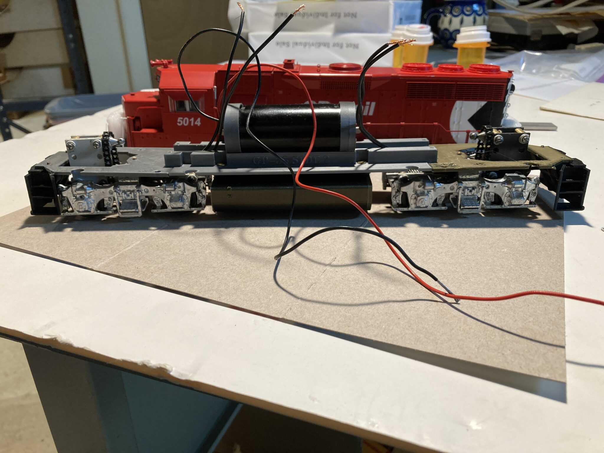 3 Rail to 2 Rail Conversion Lionel GP-35 All Nation Duel Transmission ...