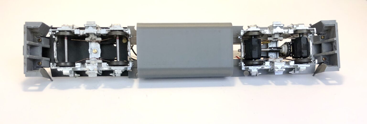 3 Rail to 2 Rail Conversion MTH GP40-2 All Nation Single Drive ...