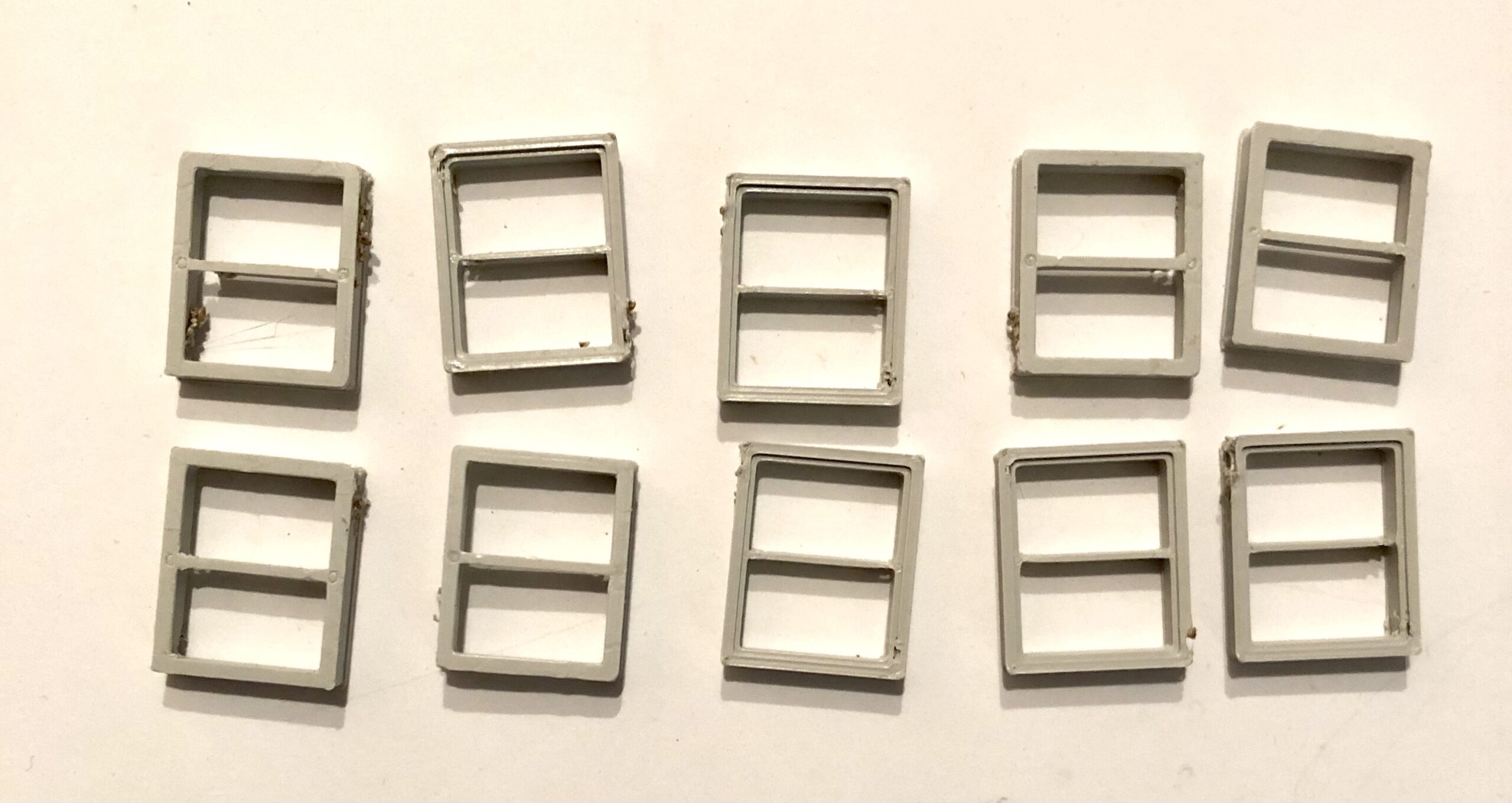 All Nation Line Atlantic or Seaboard Coast Line MOW Car Window Frames ...