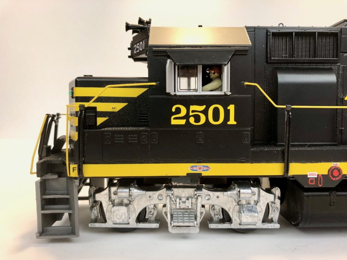 3 Rail to 2 Rail Conversion MTH GP35 All Nation Single Drive Helical Gear Tower Transmission ...