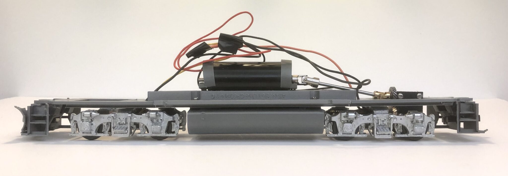 3 Rail to 2 Rail Conversion MTH GP60M All Nation Single Drive Helical ...