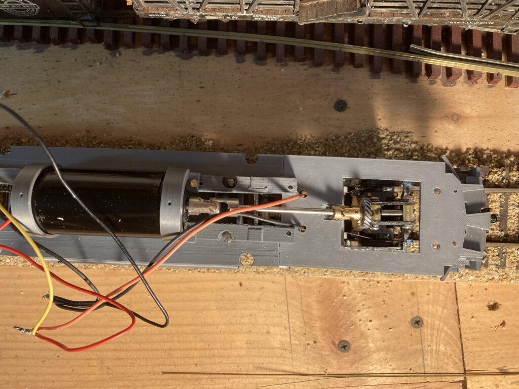 3 Rail to 2 Rail Conversion MTH GP60M All Nation Single Drive Helical ...