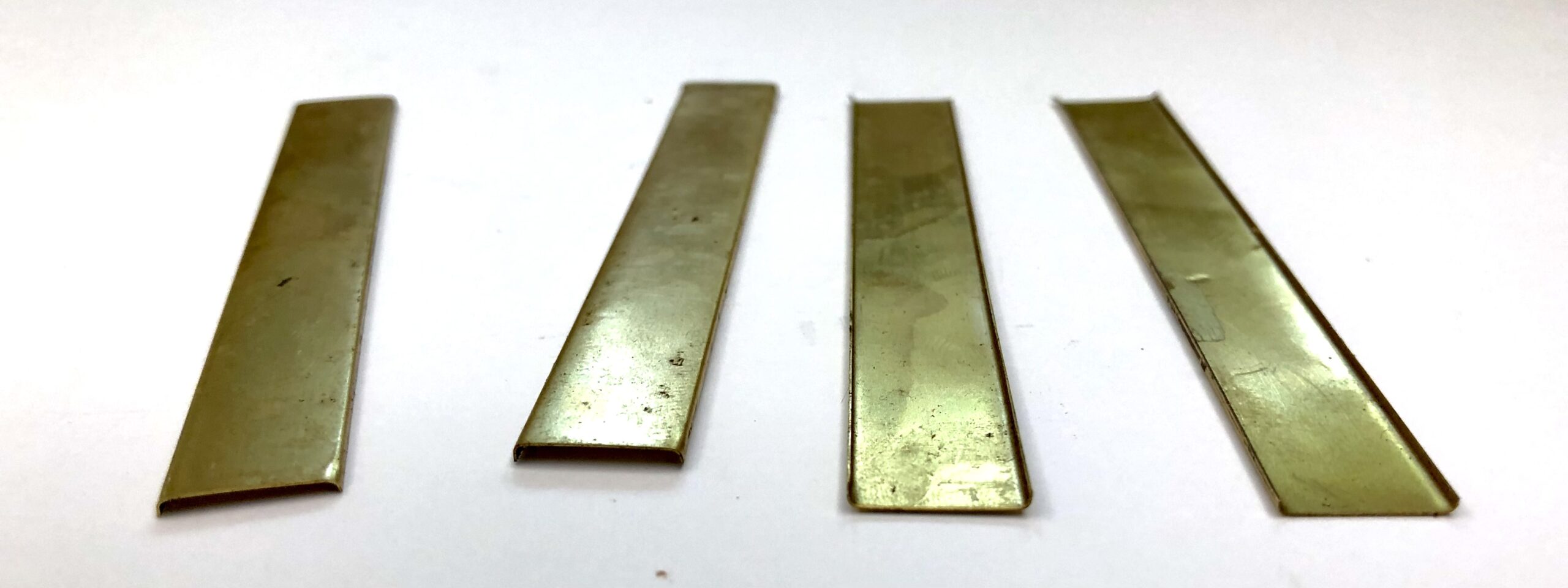 Brass Channel Stock (4") (4/pack) PN#396AN - All Nation Line