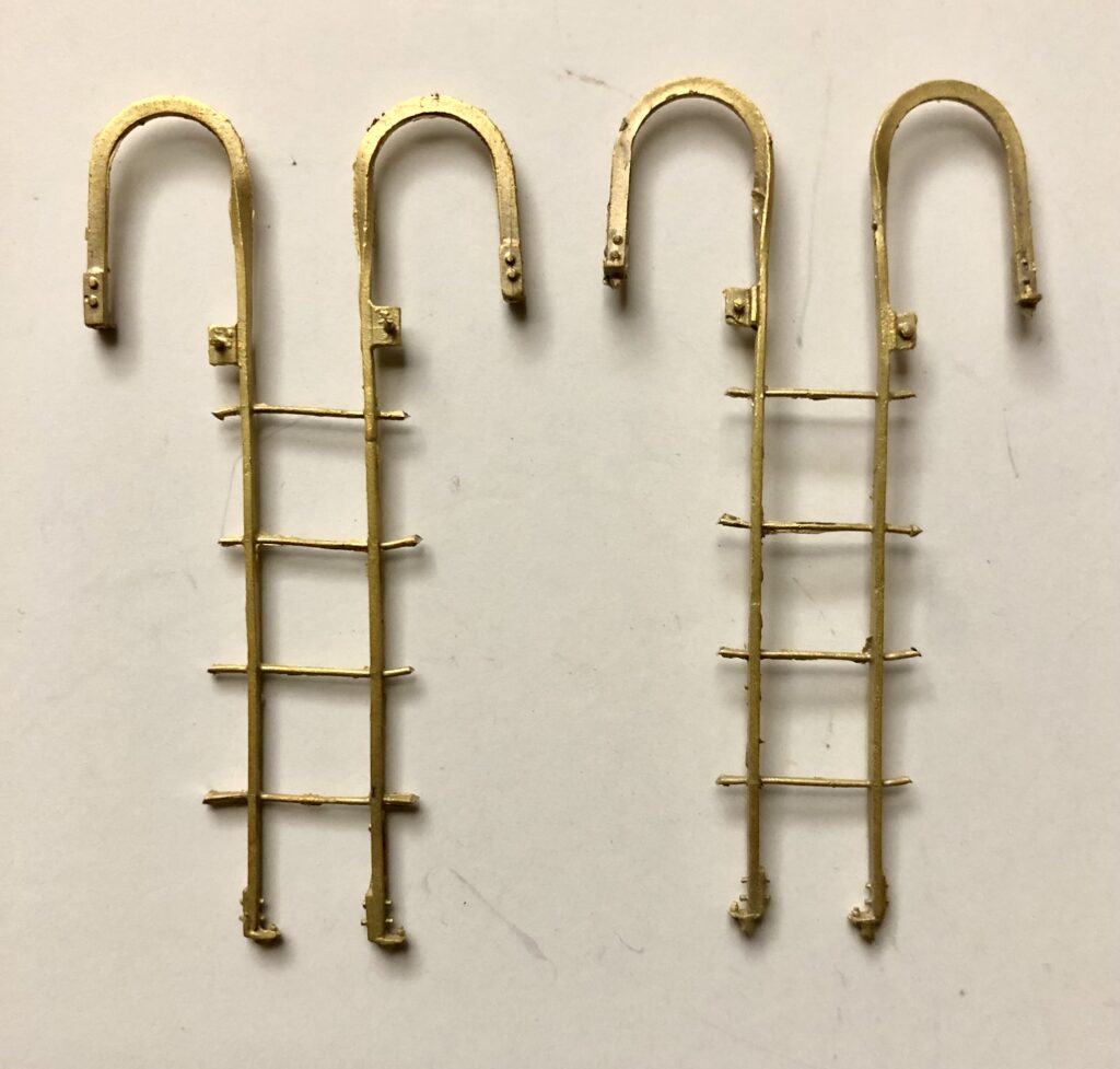Ladder (s), End Brass Casting for Caboose Precision Scale O Scale (New ...