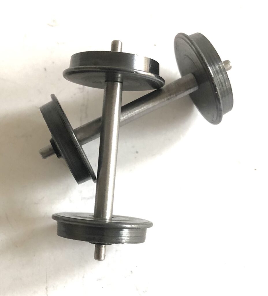 All Nation O Scale 2 Rail 36" Wheel Set Assembled, with Insulators PN ...