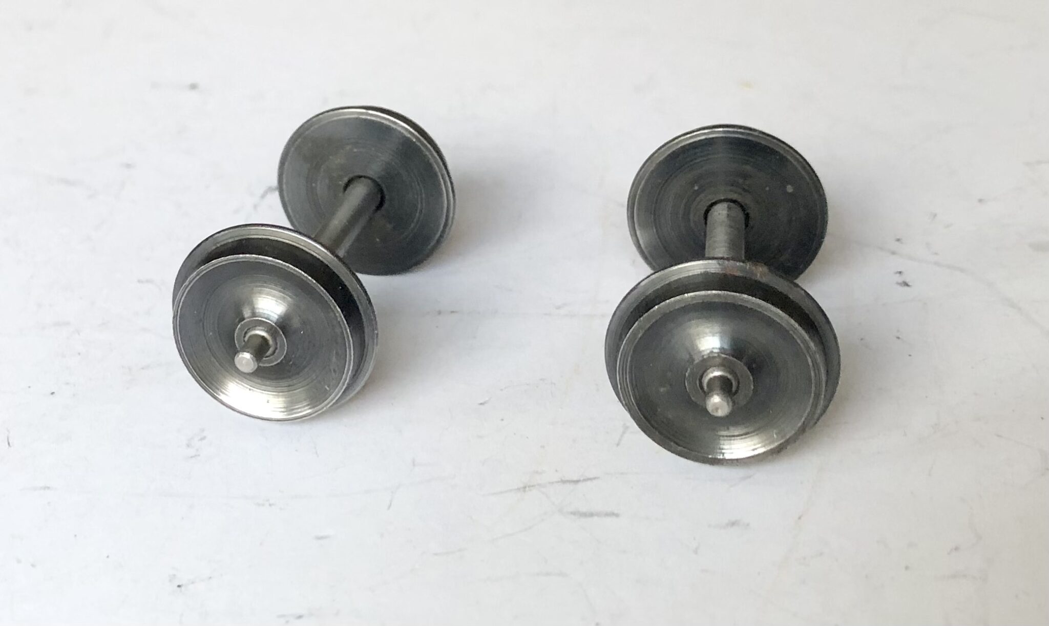 All Nation O Scale 2 Rail 36" Wheel Set Assembled, with Insulators PN ...