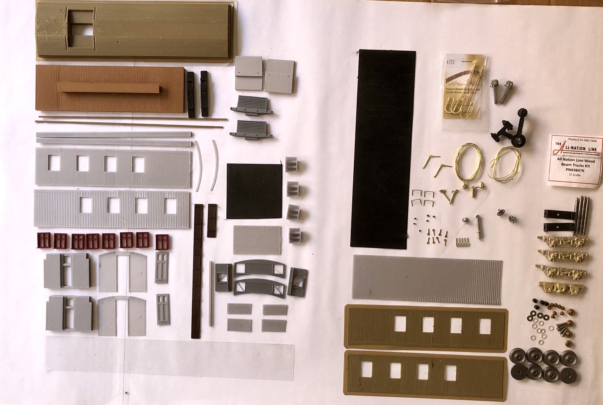 All Nation Western Style CB&Q Caboose (Basic or Comprehensive Kit) You ...