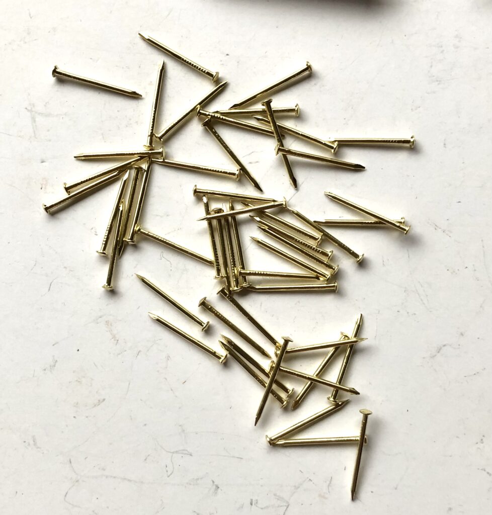 Escutcheon Pins 18 Gauge x 3/4" Brass (50/bag) PN#C2019 - All Nation Line