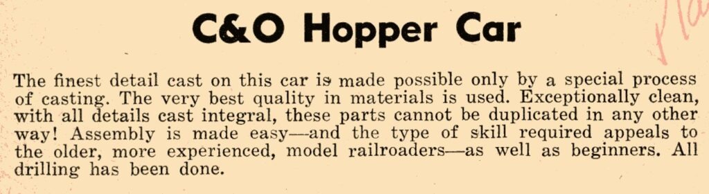 Megow 1930's C&O Hopper Car O Gauge Rare Collectible PN#60Megow - All ...