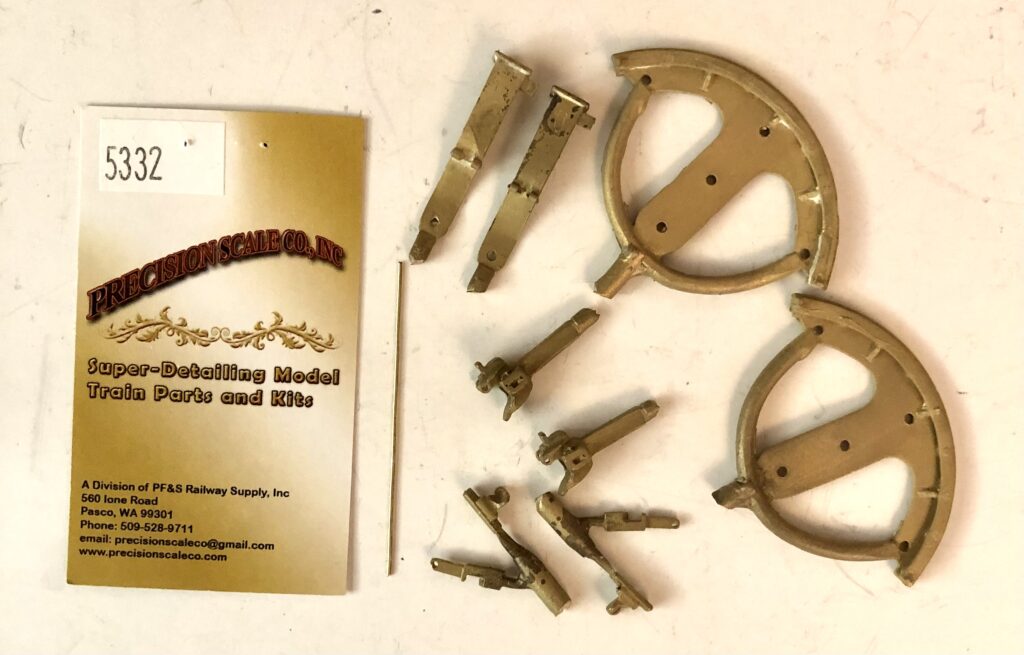 Precision Scale Radius Bar with working coupler, Sharon type (Brass) O ...