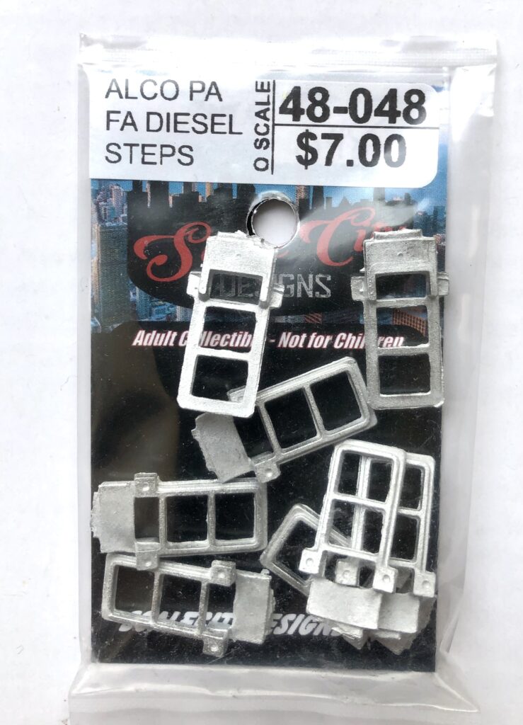 Alco PA FA Diesel Steps (8) O Scale FKA Keil Line PN#48-048 - All Nation Line