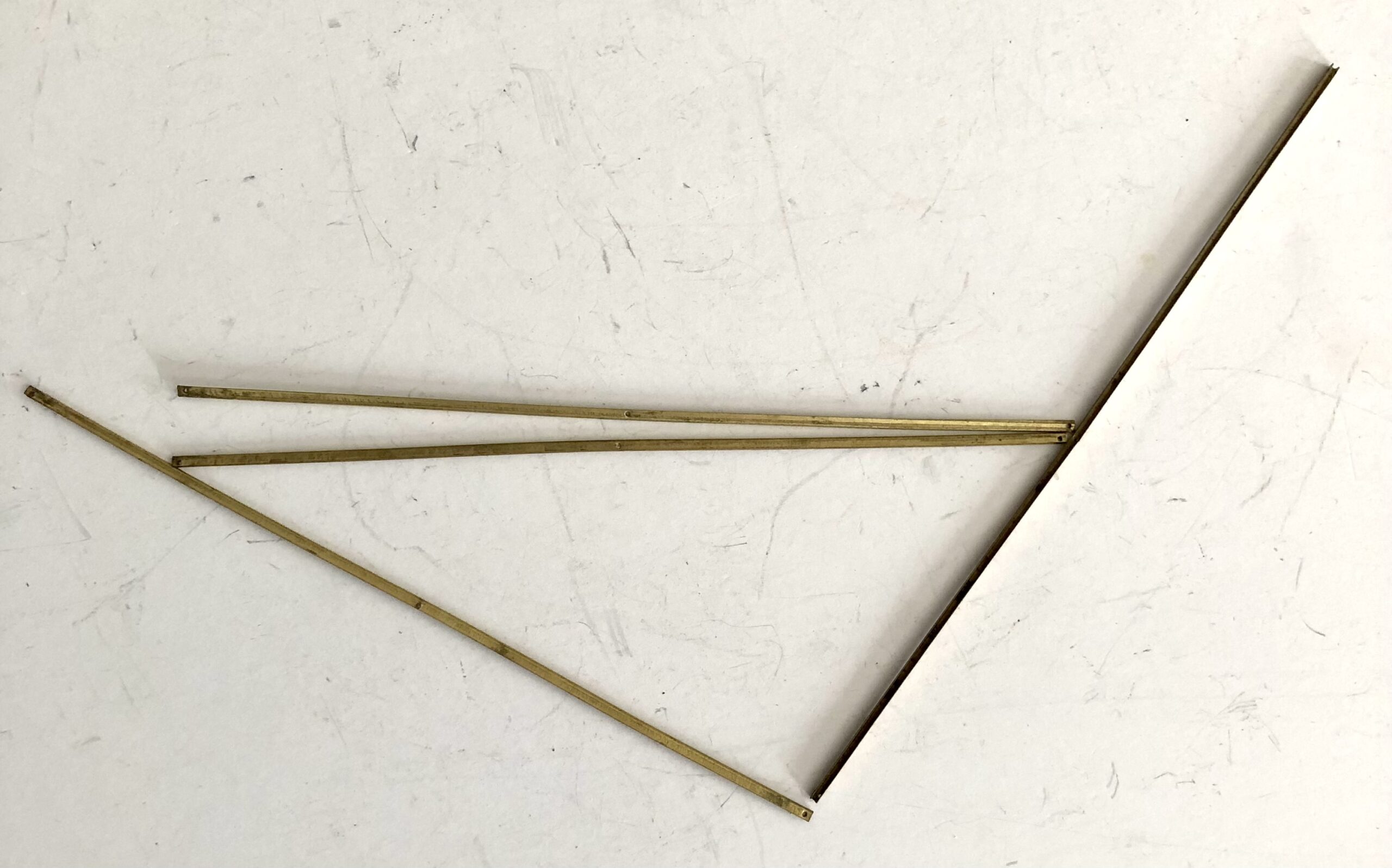 Door Guide U-Channel Double (6-3/4 Inches) Brass PN#9105 - All Nation Line