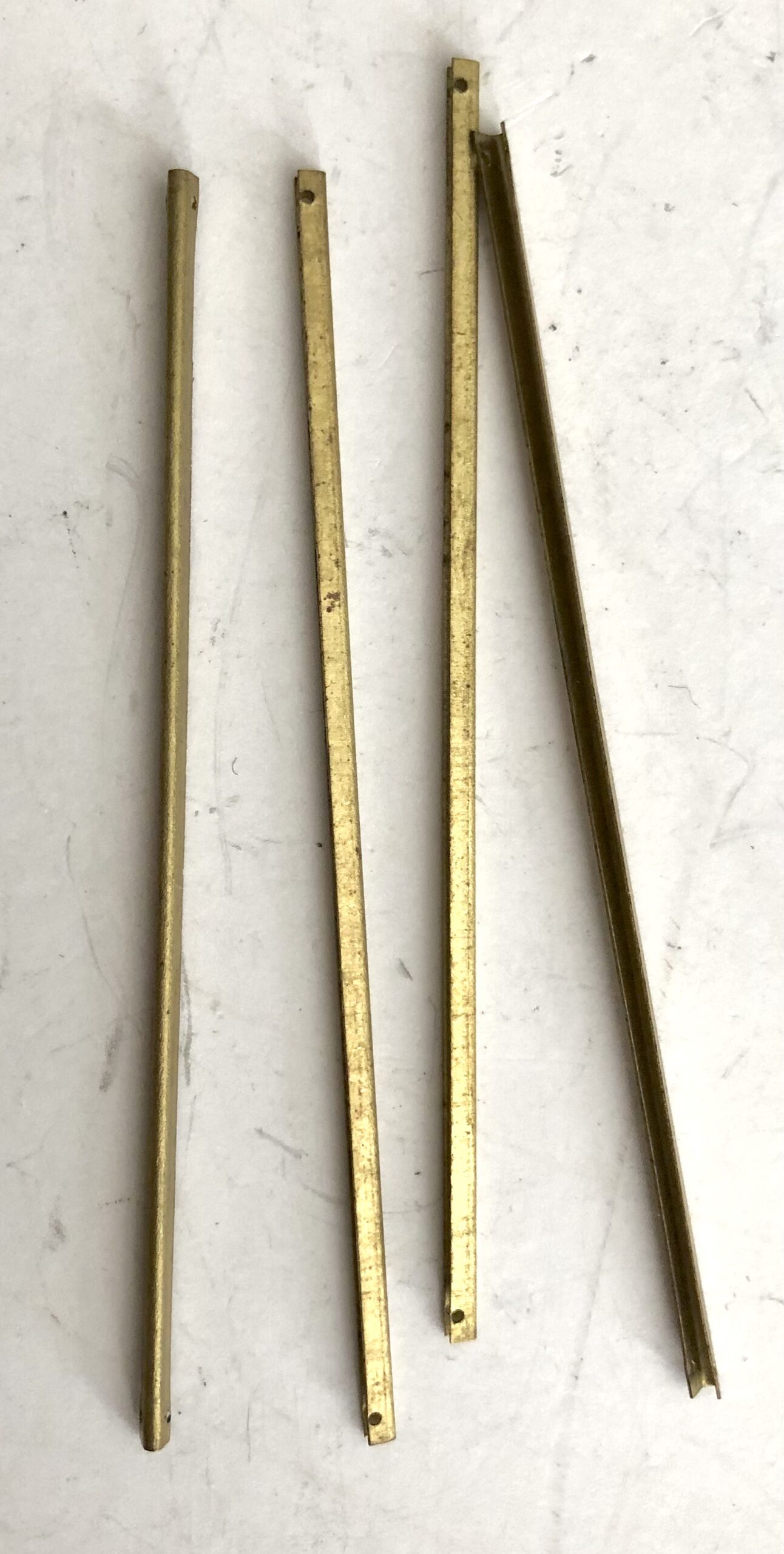 Door Guide U-Channel, 3-1/4 Inches Brass or Metal (4/Pack) PN#3046 ...