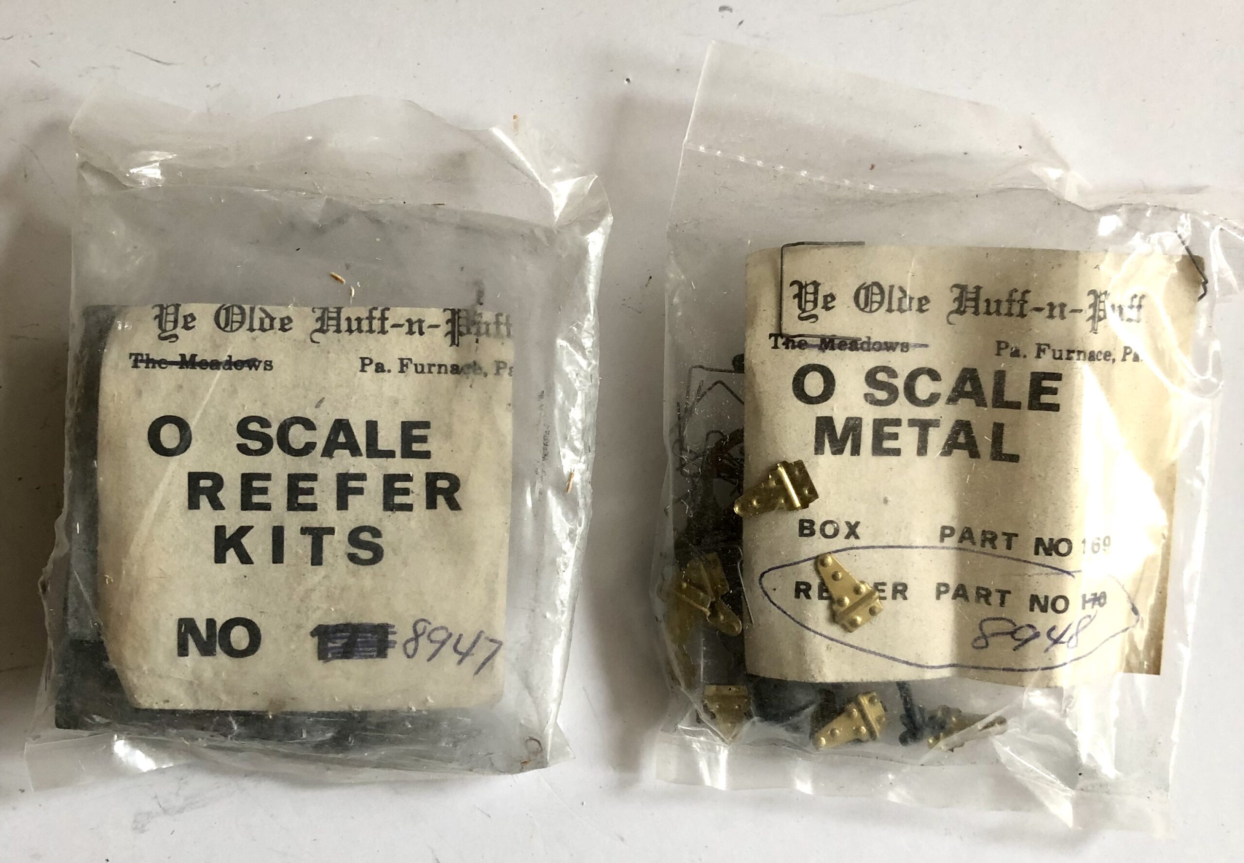 Ye Old Huff-N-Puff Santa Fe-El Capitan 40' Reefer O Scale Craft Train ...