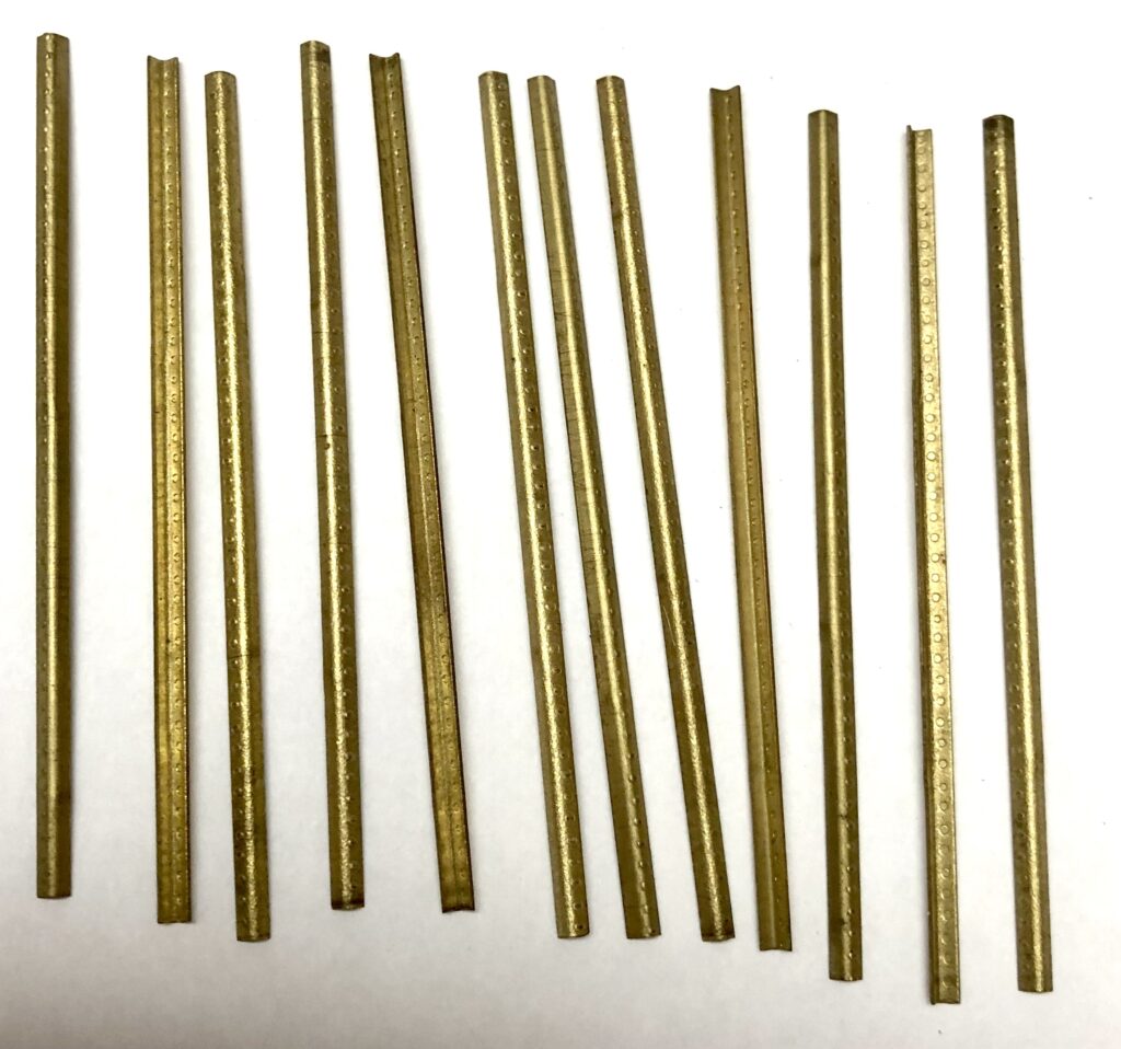 Right Angle 3" Brass Rivet 1 Side Outside (12/Pack) PN#479AN - All ...