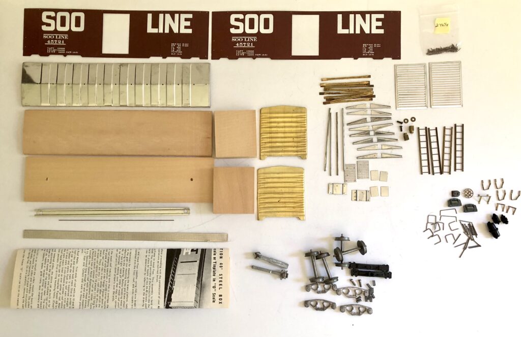 All Nation SOO Line 40' Steel Box Car Billboard Lettering Kit With ...