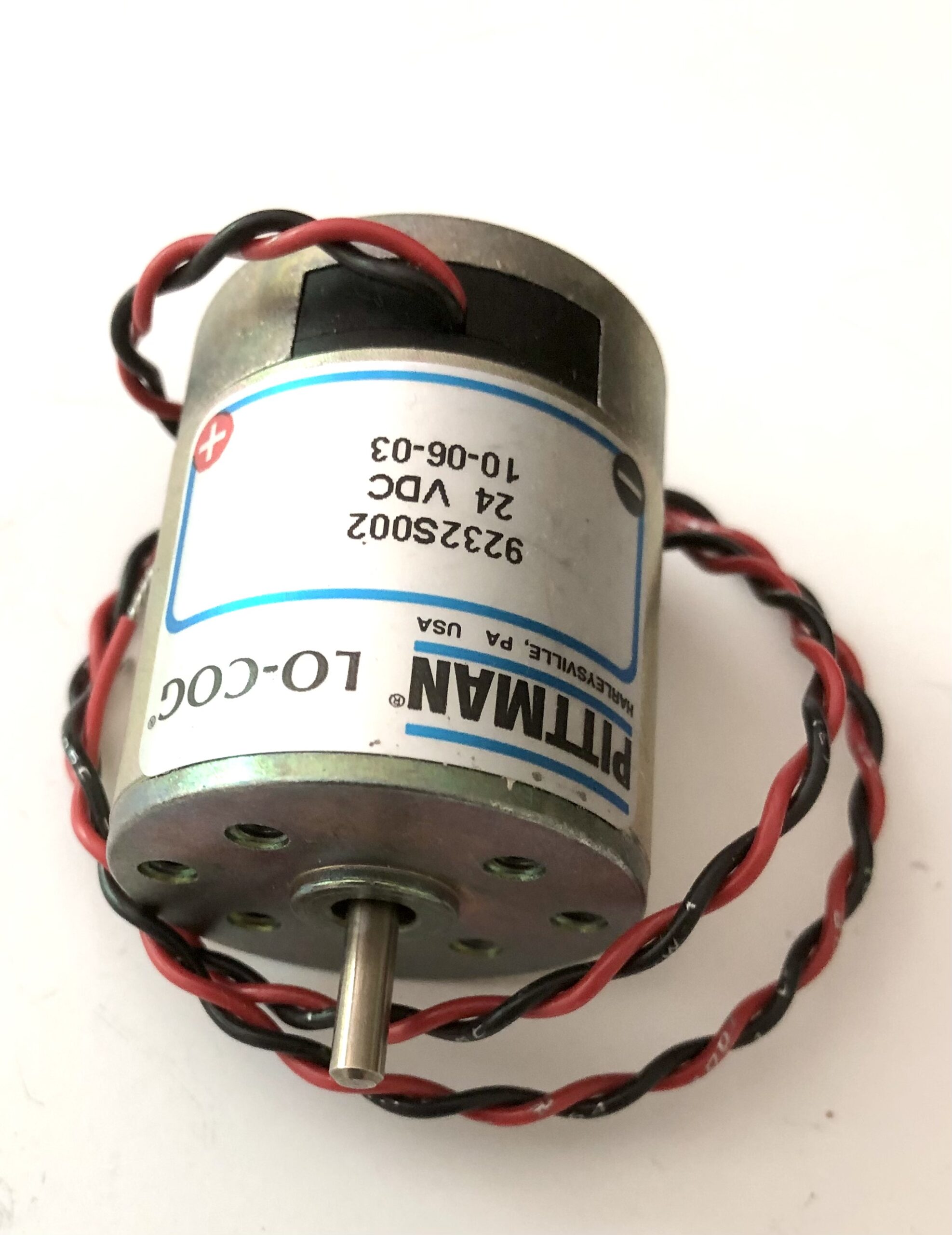 Pittman motor 24 vdc Single Shaft Old/New Stock PN#473AN - All Nation Line