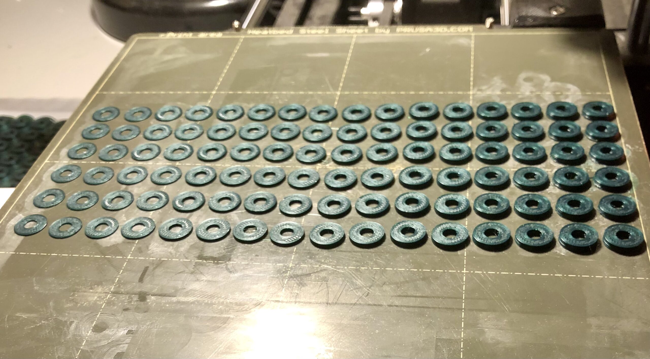 96 Washers (OD=3/8" x IN=5/32") 12 Washers each (8 different ...