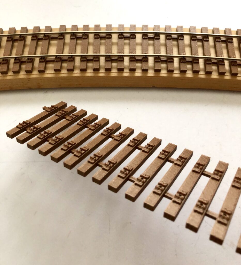 All Nation P48 Flex Ties Simulated Wood With Tie Plates For Code 100 3D ...