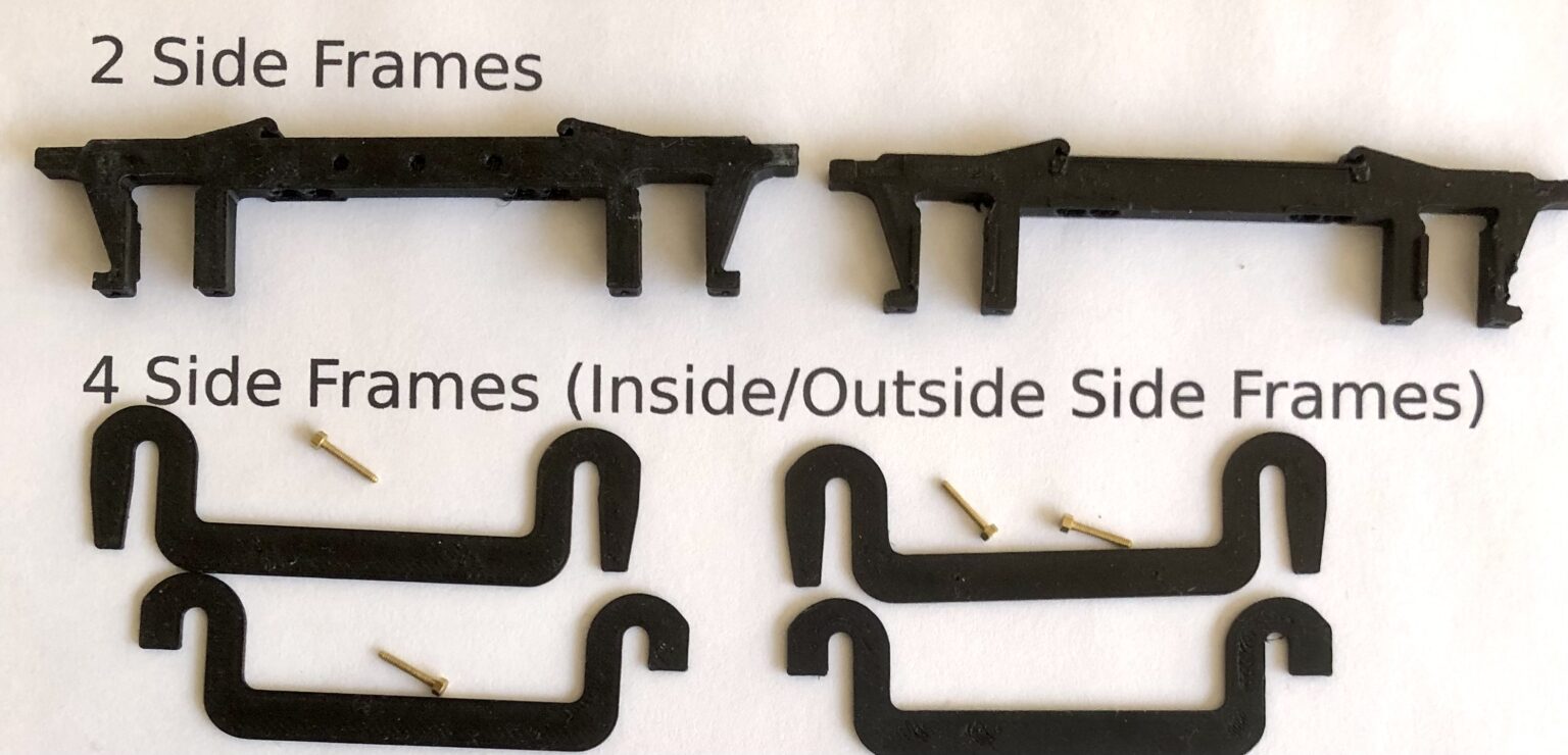 All Nation AAR Type B Truck KIT UNASSEMBLED 40" Wheels (Single) with ...