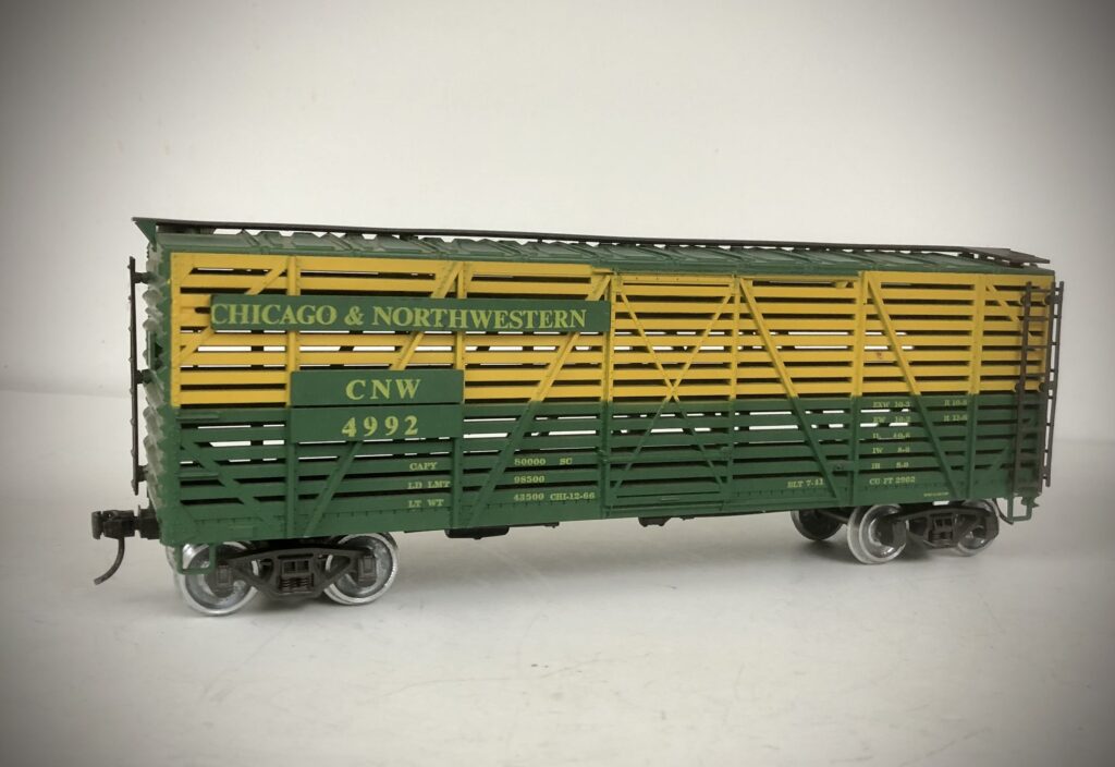 Chicago & Northwestern CNW 4992 Stock Car With Kadee Couplers & New ...